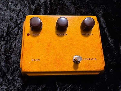 Klon Centaur Over Drive Non-Horsie Used Guitar Effects Pedal Gold 3554 ...