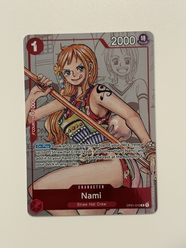 Nami RARE PROMO ANNIVERSARY ALT ART OP01-016 ONE PIECE TCG NM | eBay