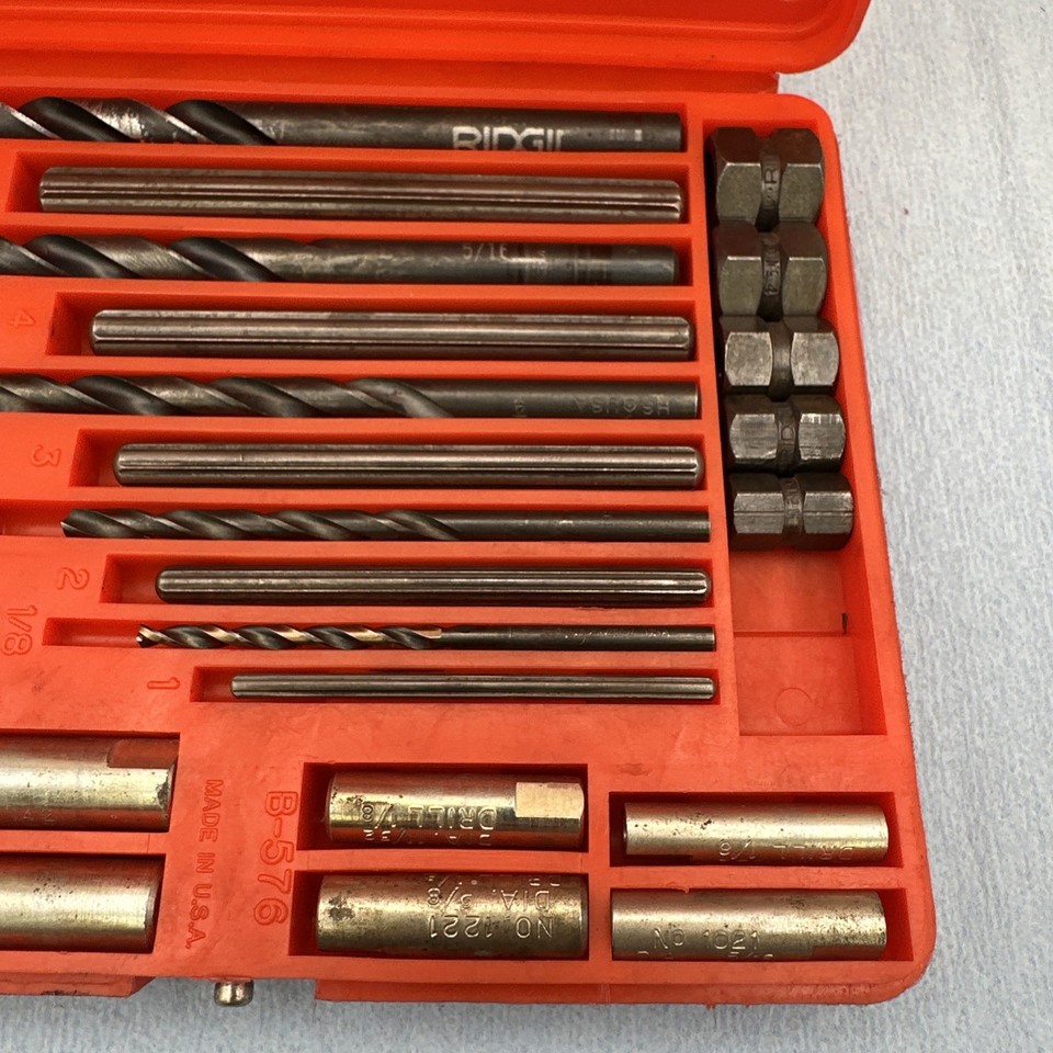 Vintage Blue-Point (Snap-On Corporation) Complete Screw Extractor Set ...