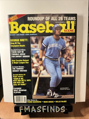 W3 1986 GEORGE BRETT ROYALS Baseball Scene Magazine | eBay
