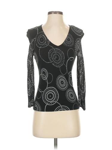 Nygard Collection Women Black Long Sleeve T-Shirt P Petites | eBay