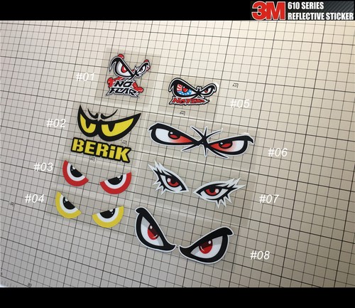 No Fear eyes Sticker helmet Motorcycle Car off road dirt ride ...