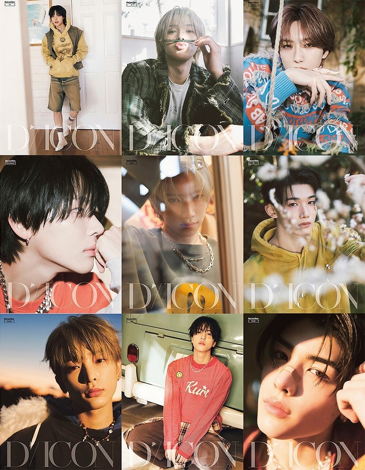 &TEAM [DICON VOLUME N'28 ANDTEAM] MAGAZINE/Photo Book+6 Card+Key-Ring ...