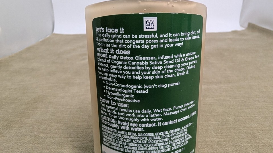 Biore Daily Detox Sativa Seed Oil Cleansing Gel 200 ml 6.77 fl oz | eBay