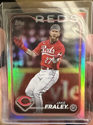 JAKE FRALEY 2024 Topps Silver Foil Parallel #261 Cincinnati Reds | eBay