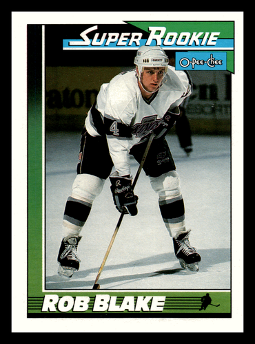 1991 O-Pee-Chee Rob Blake Super Rookie #6 Los Angeles Kings Mint | eBay