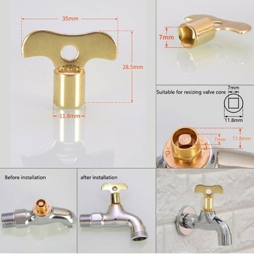 Radiator Keys for Air Valves Plumbing Tool Tap Water Key Switches ...