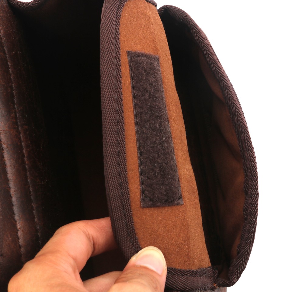TOURBON PU Leather Shooting Shotgun Ammo Case Waist Pack Shell Bag ...