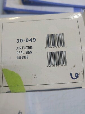 Oregon # 30-049 Air Filter Replaces Briggs & Stratton # 493909 | eBay