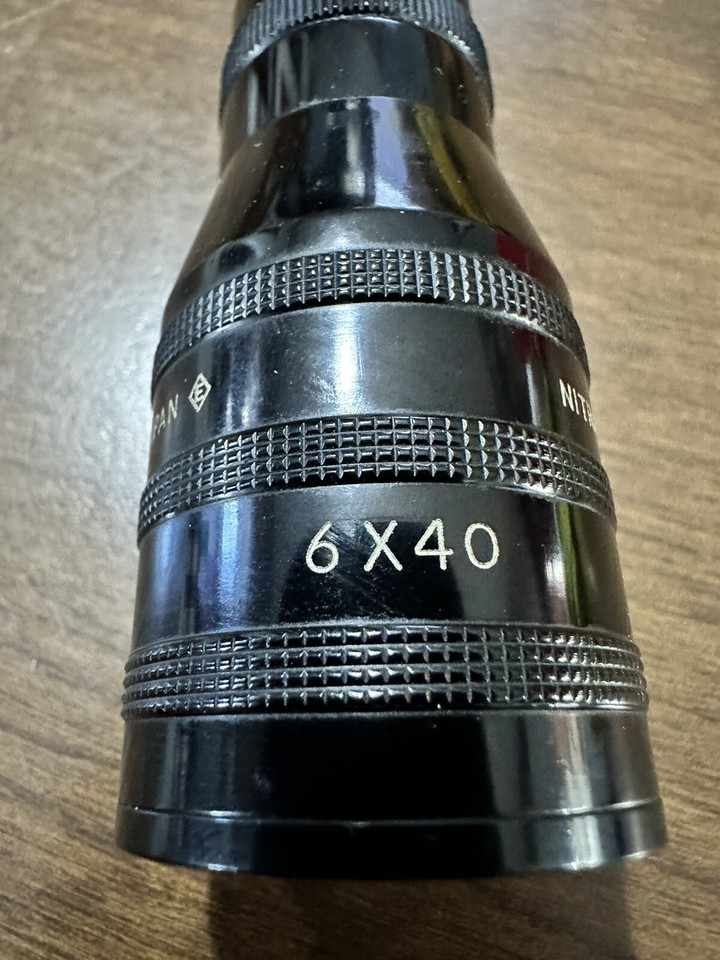 Vintage Kassnar 6x40 Gloss Fine Cross Hair Rifle Scope JAPAN NICE PIECE ...