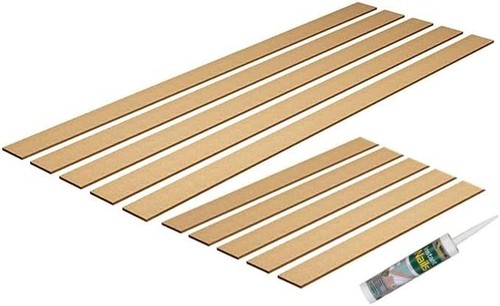 15Piece MDF Panelling Strips DIY Wall Panel Kit Decorative MDF for ...