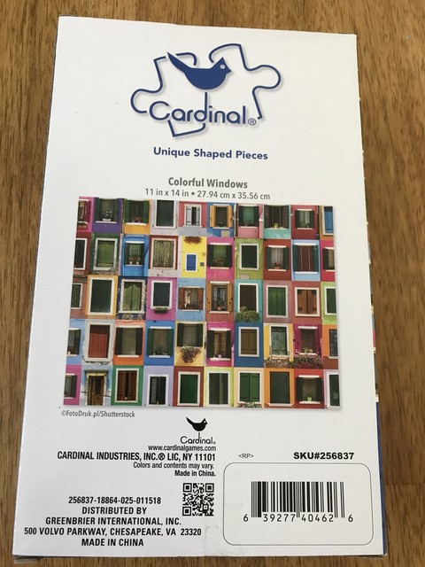 500 Piece Cardinal Jigsaw Puzzle Unique Shaped Pieces 14x11 for sale ...