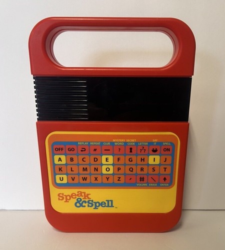 Speak and Spell Classic Electronic Learning Game Kids 7+ Handheld ...