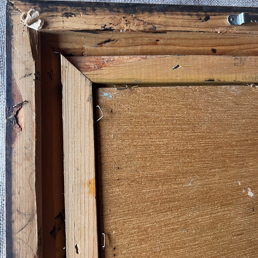 Signed Original Jamison Oil Painting Signed Winter Landscape Framed 12 ...