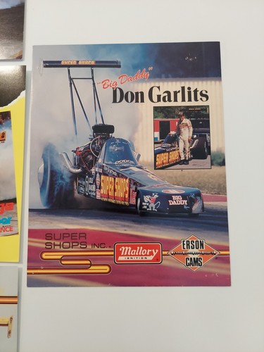 NHRA Fan Postcards Lot Of 10 Vintage Top Fuel Auto Drag Racing Cars ...