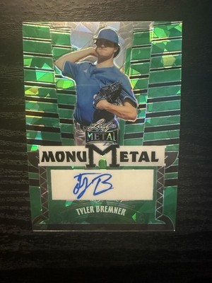 2024 Leaf Metal - Monumetal Tyler Bremner #MM-TB1 Green Auto /5 | eBay