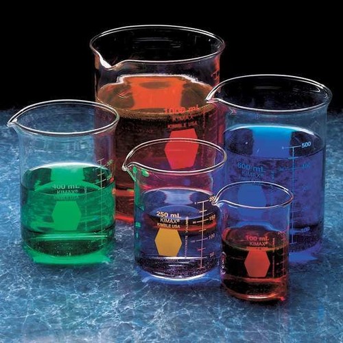 Kimble Chase 14080-01 Beaker Set, Borosilicate Glass, Low Form, 50 Ml ...