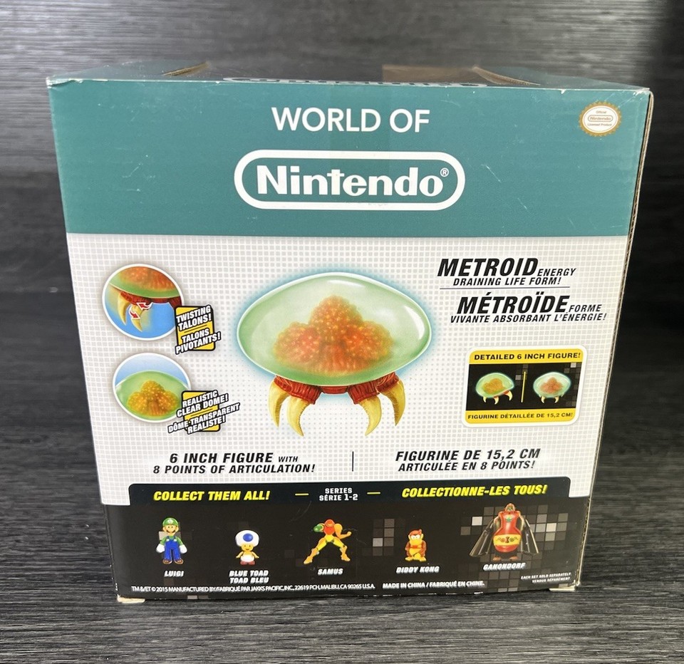 World of Nintendo Metroid 6" Deluxe Figure Series 1-2 Jakks Pacific ...
