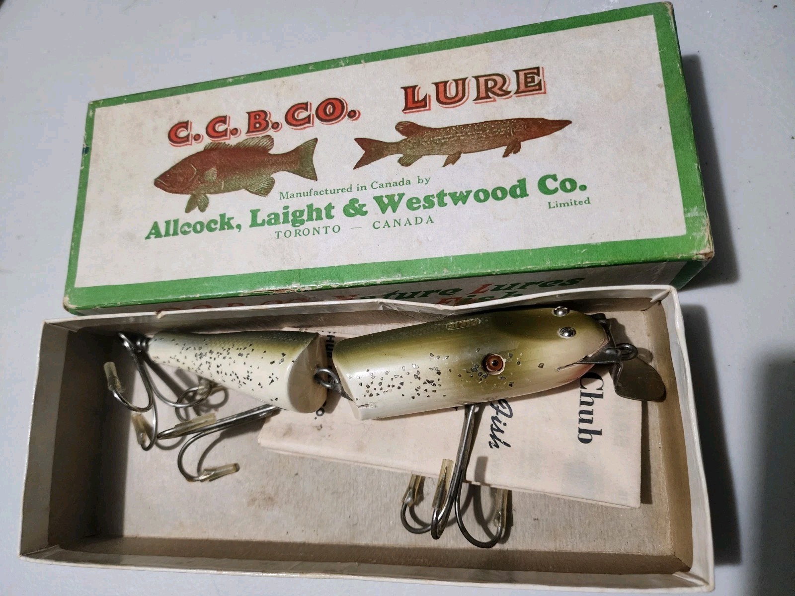 Creek Chub AL&W Jointed Husky Pikie Silver Flash 321 EX+ In Correct ...
