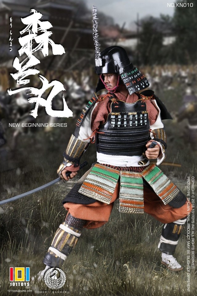101TOYS KN010 NEW BEGINNER SERIES Japanese Samurai MORI RANMARU 1/6 ...