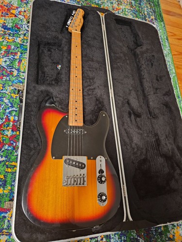 Fender Squier Telecaster 6 String Electric Guitar and Hard-Case | eBay