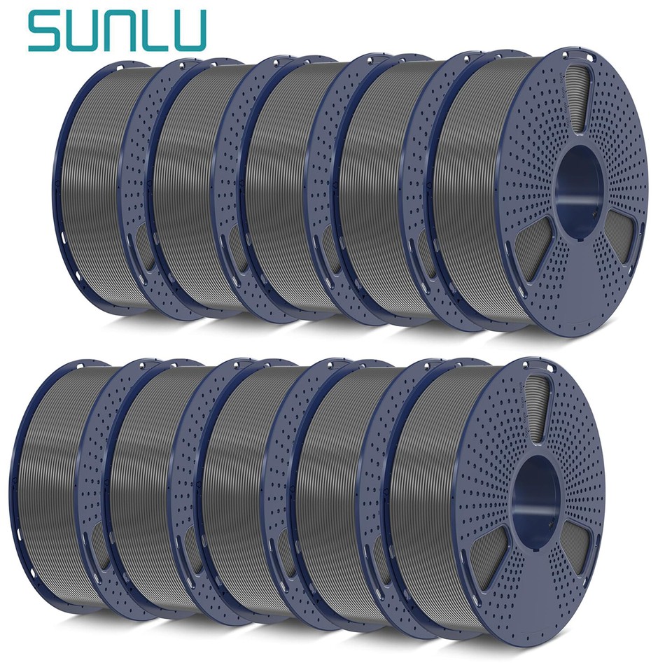 10KG SUNLU PLA PETG PLA+ ABS 3D Printer Filament 1.75mm Neat Spool No ...