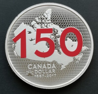 CANADA PROOF SILVER DOLLAR 2017 *** OUR HOME AND NATIVE LAND *** | eBay