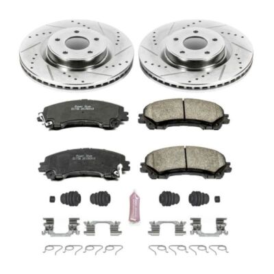 Power Stop Fits 14-19 Infiniti Q50 Front Z23 Evolution Sport Brake Kit ...