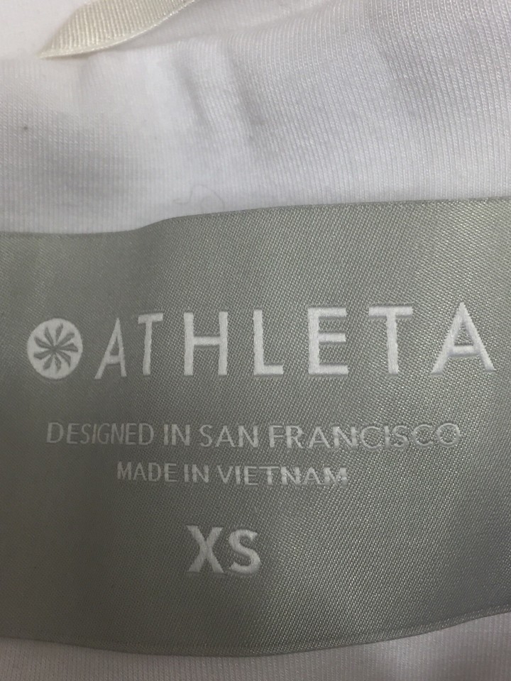 NWT Athleta Women's Breakout White Long Sleeve Reflective Jacket ...