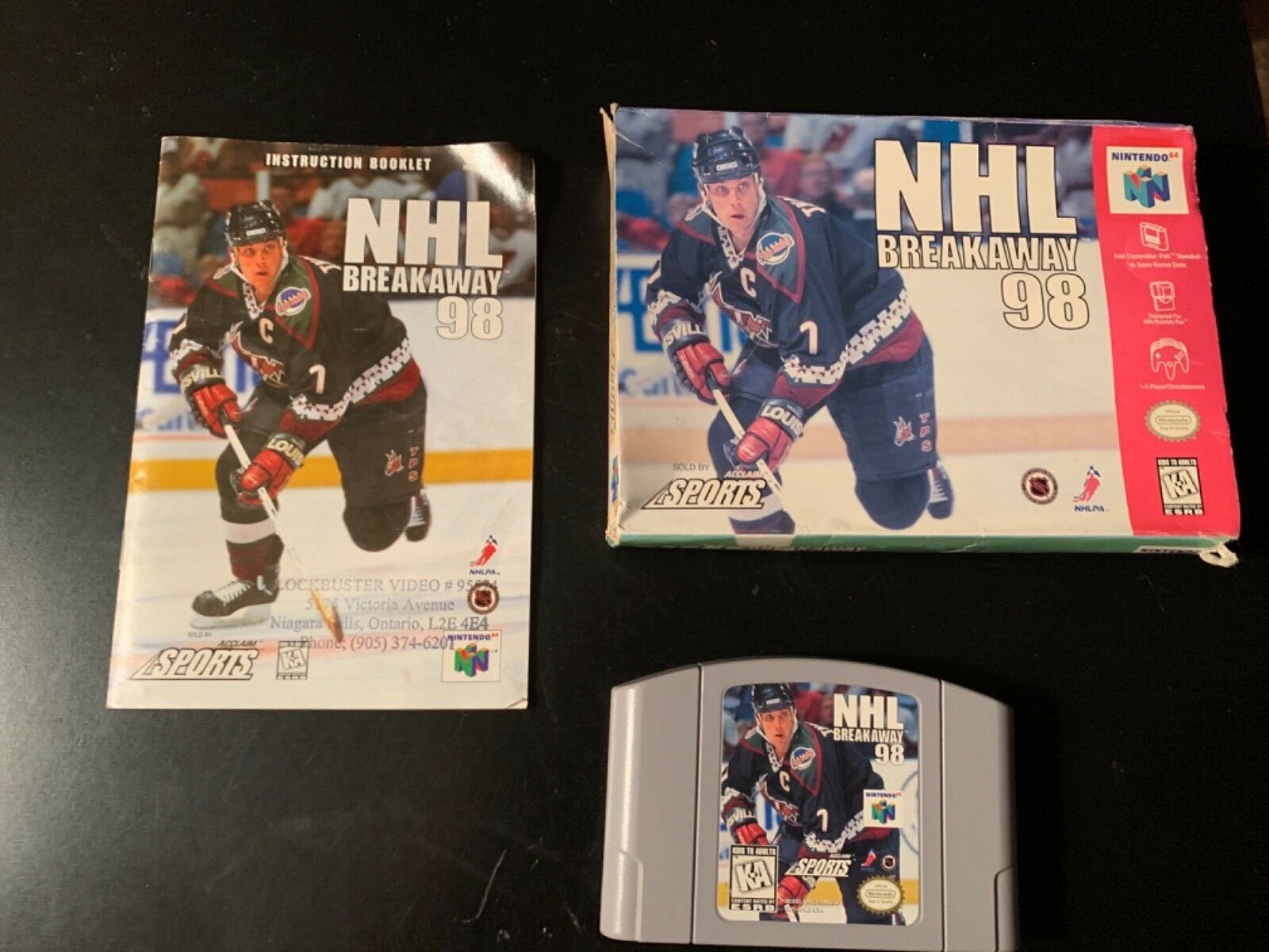 NHL Breakaway 98 (Nintendo 64 N64) Complete In Box 21481641520| eBay