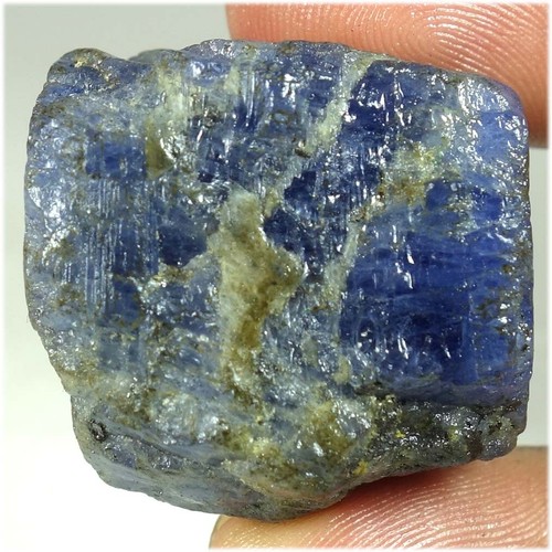 100% Genuine Royal Blue Tanzanite Rough Gemstone 198.40Cts 28x 29x 24mm ...