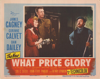 WHAT PRICE GLORY (1952) • Lobby Card #6 • DAN DAILEY, CORINNE CALVET, J ...