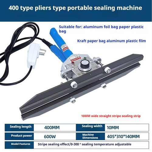Hand Clamp Sealer High-power Double-sided Heating Stripe Hot Melt ...