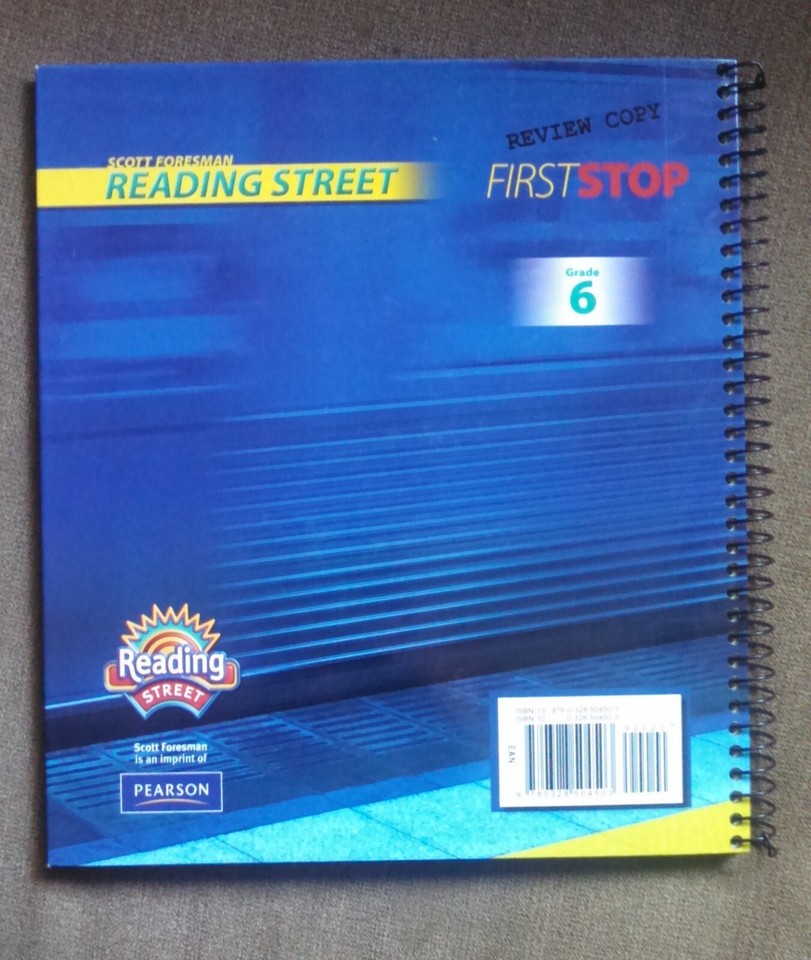First Stop on Reading Street Grade 6, Scott Foresman 9780328504503 | eBay