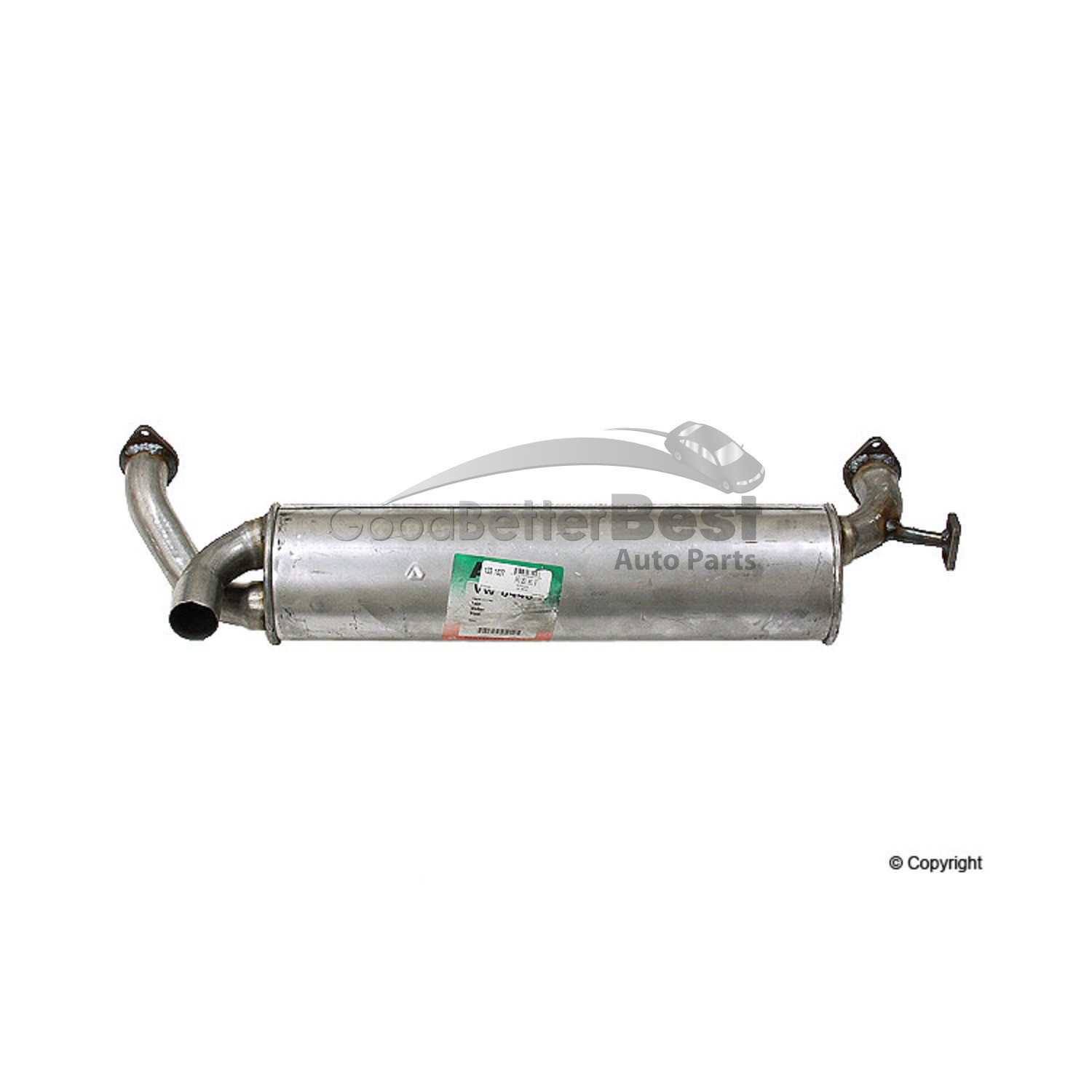 One New Ansa Exhaust Muffler VW0445 043251051B for Volkswagen VW | eBay