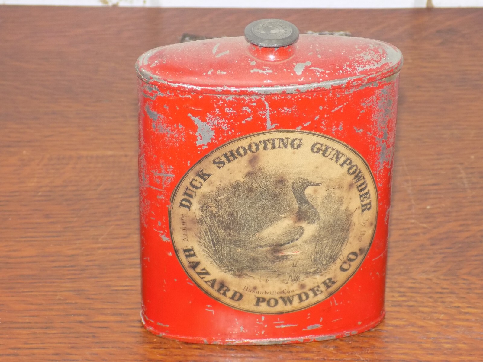 Vintage Hazard Powder Co. Duck Shooting Gunpowder Empty Tin | eBay