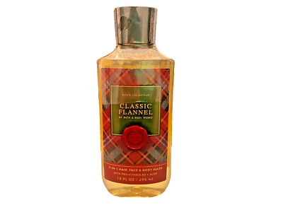 Bath and Body Works CLASSIC FLANNEL BODY WASH 10 OZ / 295 ML | eBay