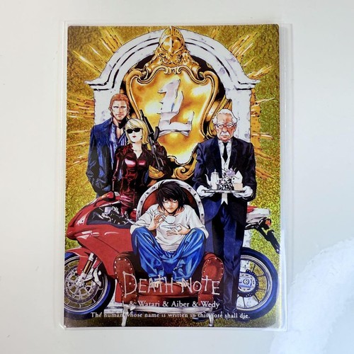 Death Note Trading Card SR 04 L Watari Iver Weddy Collectible | eBay