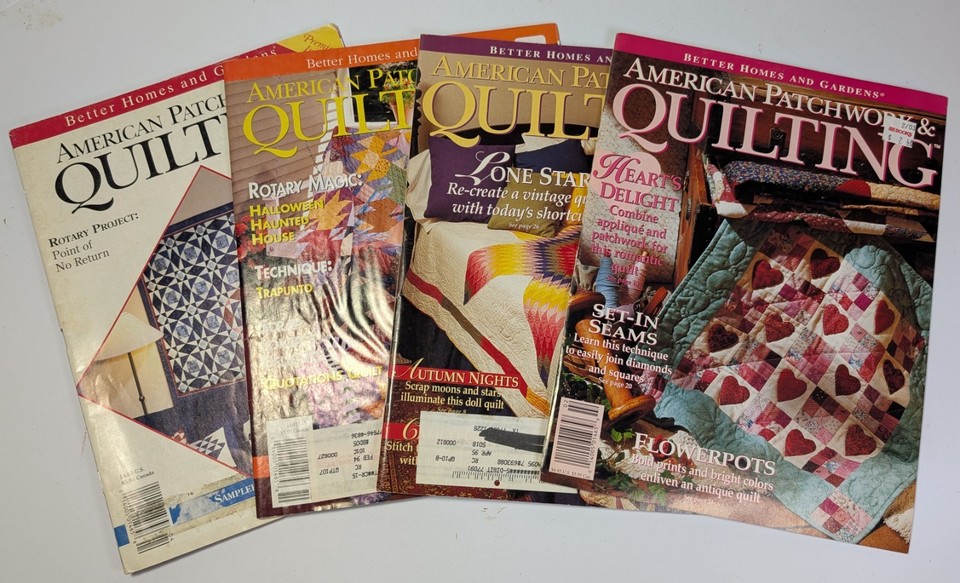 Estate Lots of Crafting QUILTING Magazines - 50% Benefits Charity ...