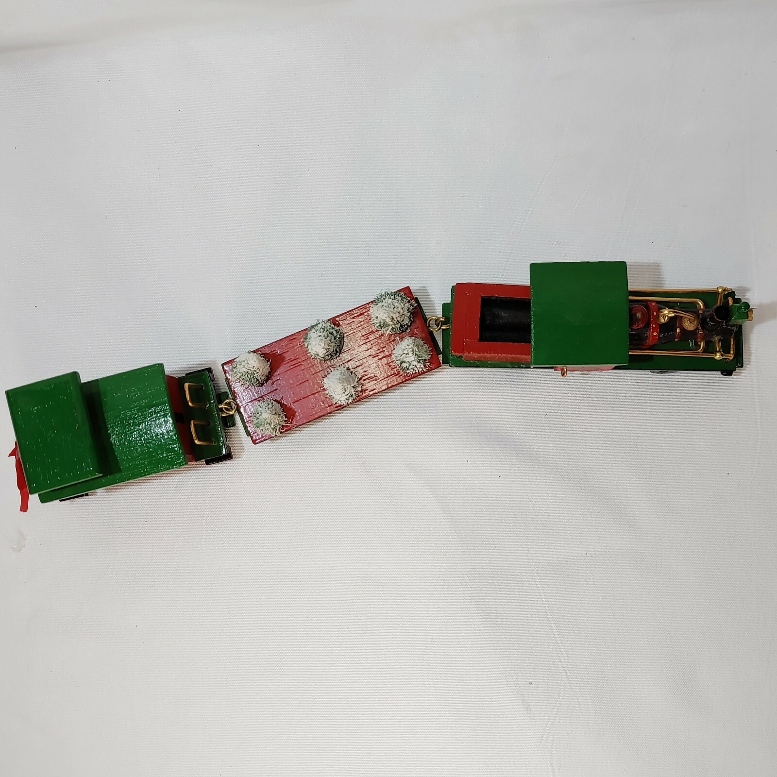 Vintage Roman Inc. Wooden Evergreen Express 1986 Christmas Display ...