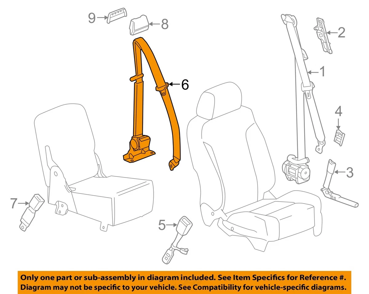 Seat Belt Assembly Parts