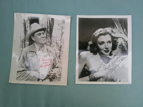 5 VTG movie autographs signed to Marcella BEN JOHNSON VIRGINIA VALE LOIS HALL... | eBay