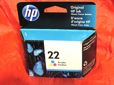 HP 22 Tri-Color Ink Cartridge C9352AN NIB exp Aug 2023 | eBay
