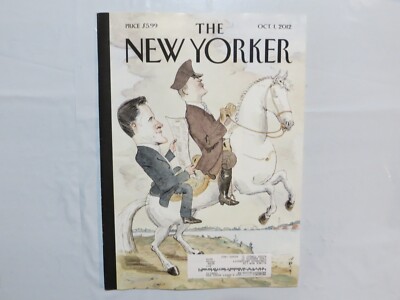 OCT 1 2012 NEW YORKER vintage magazine - ROMNEY, "DRIVEN" 2F | eBay