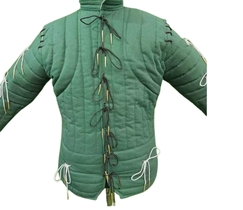 Medieval Thick Padded Cotton gambeson Aketon Armor SCA LARP Quilted | eBay