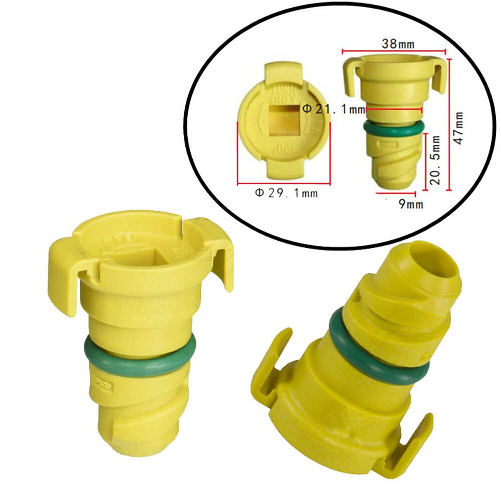 2x Ford 2015-2020 F-150 2.7L V6 Ecoboost Engine Plastic Oil Pan Drain ...