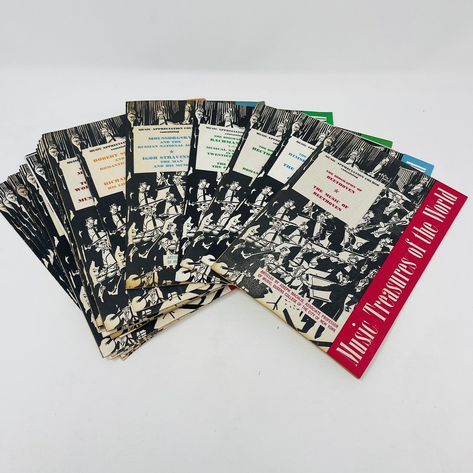 Lot of 24 Music Treasure of the World Pamphlet Joseph Machlis Music ...