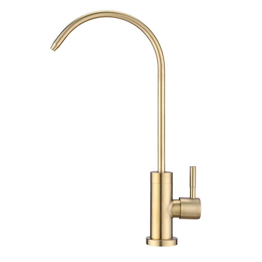 Kitchen Water Filter Faucet Drinking Water Faucet with 90° Single Lever ...