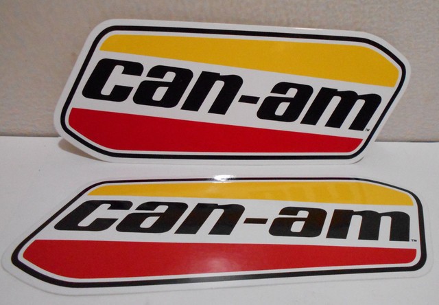 Lot of 2 can-am canam sticker quad ATV decals 7" X 2 3/4" | eBay