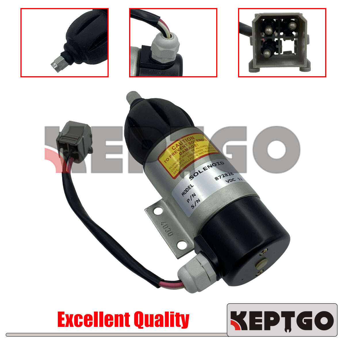 12V 872826 1827650 Stop Solenoid For Volvo Penta TAMD61A TAMD71A ...